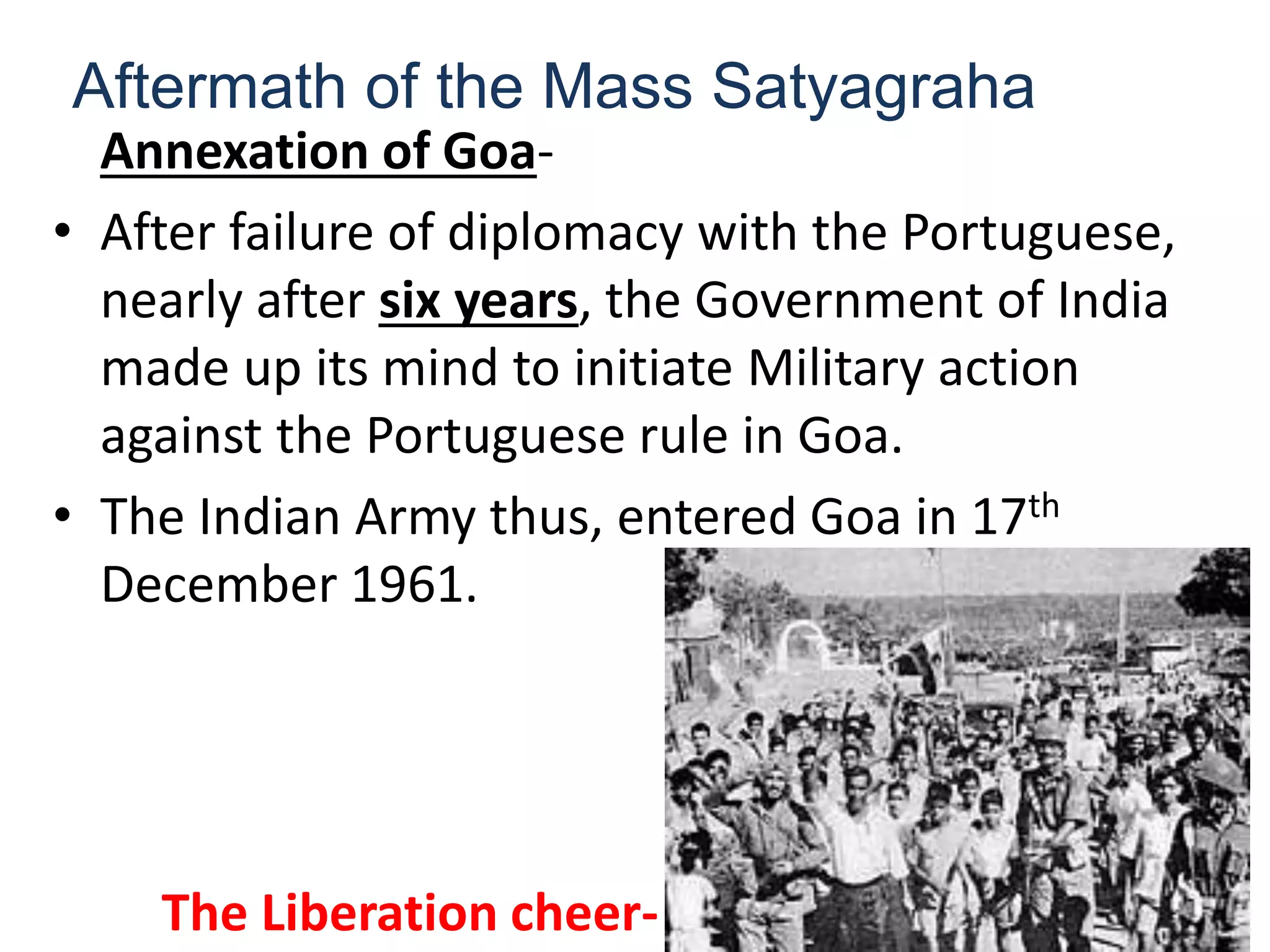 Liberation movement of goa | PPTX