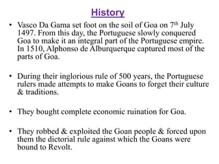 Liberation movement of goa | PPTX