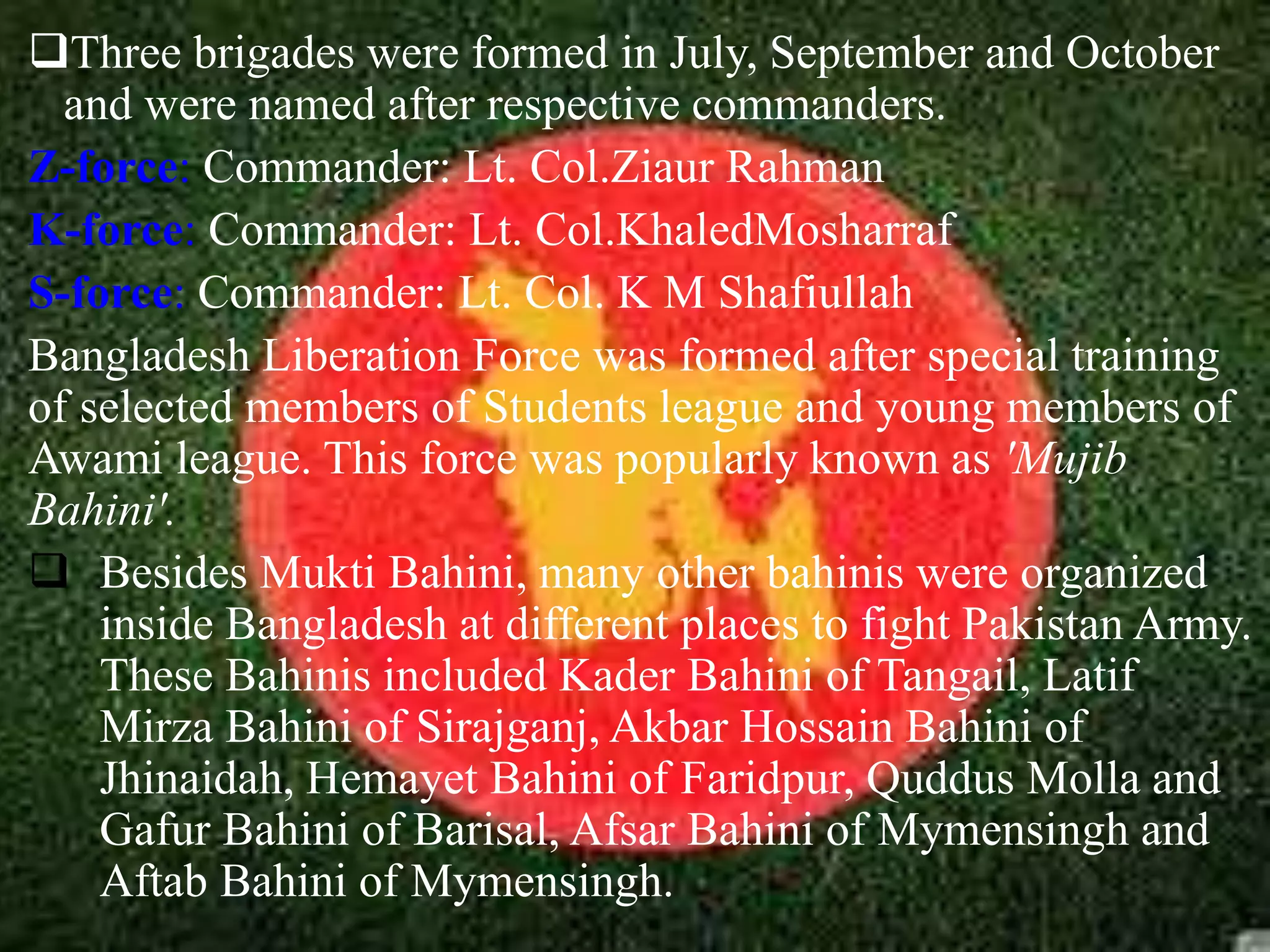 Liberation war of bangladesh | PPTX