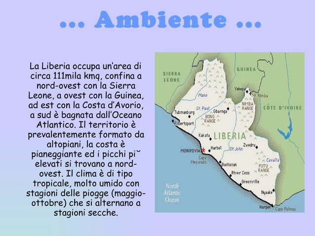 Presentazione Liberia | PPT