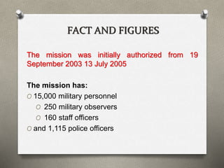 UNMIL United Nations Mission in Liberia | PPT