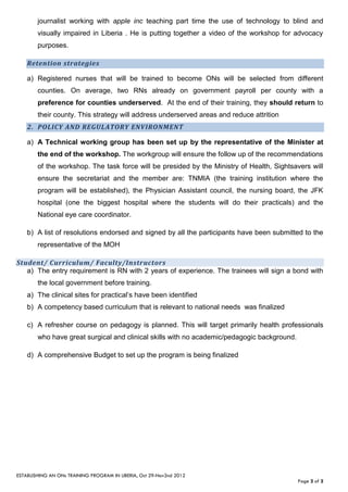 Liberia workshop - Mid level workforce planning | PDF