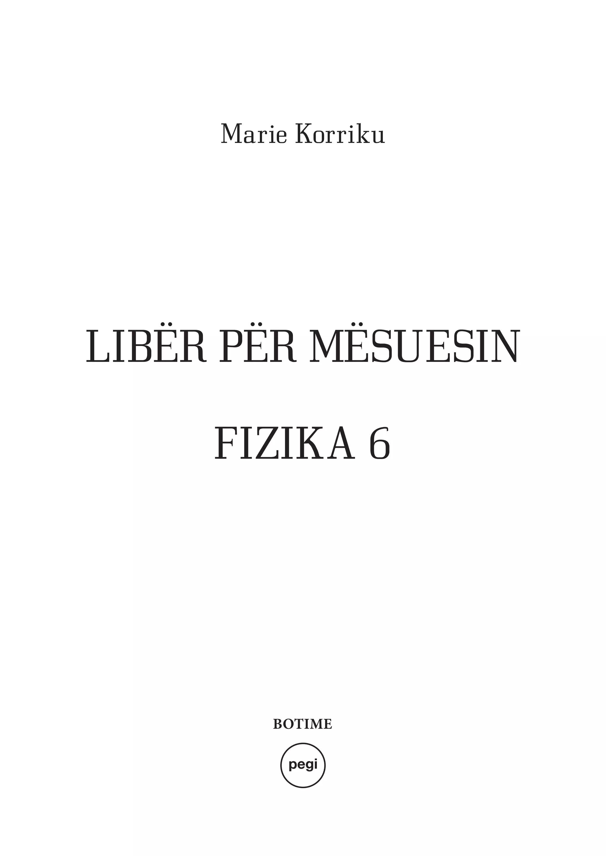 Liber mesuesi fizika 6 | PDF
