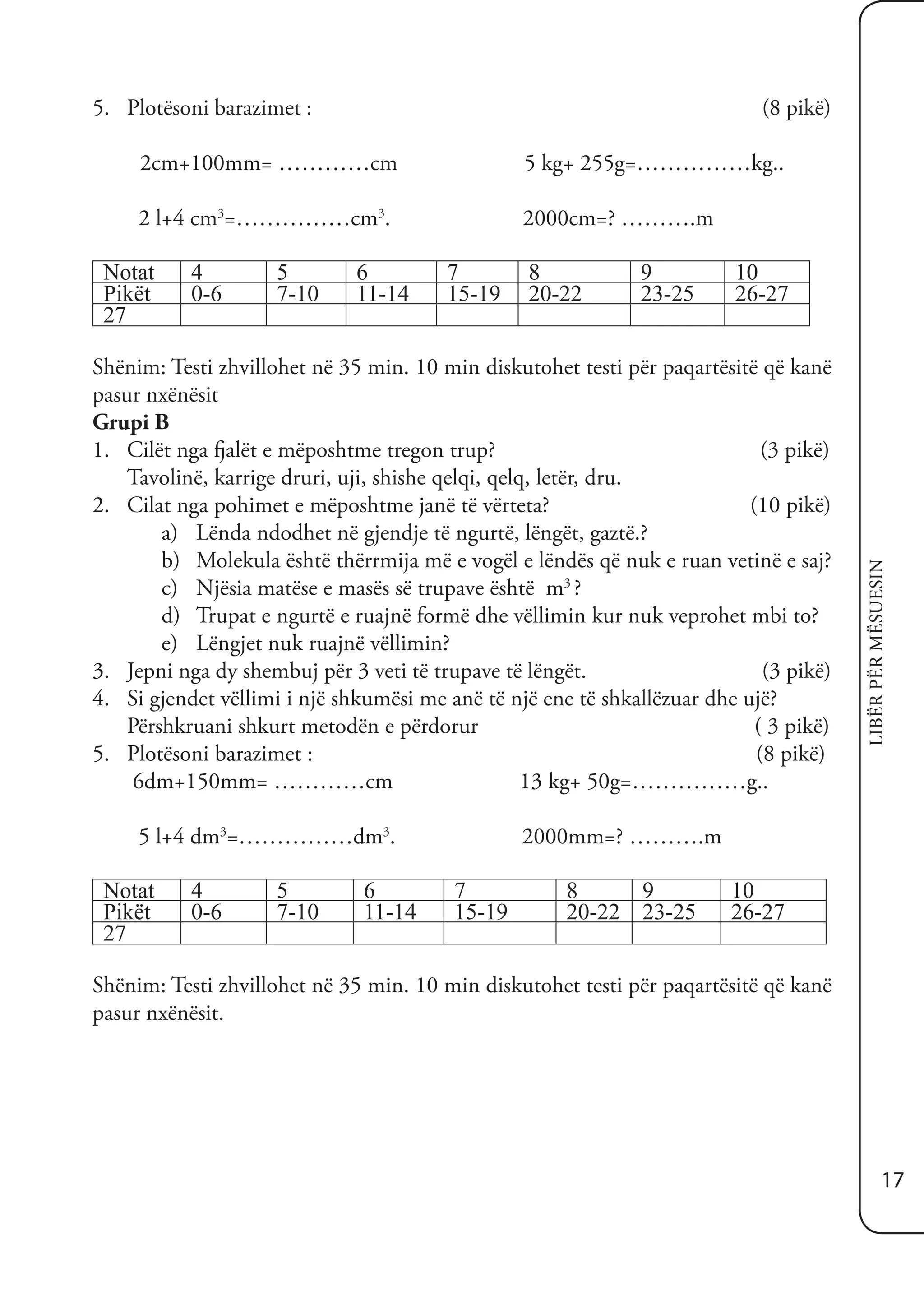 Liber mesuesi fizika 6 | PDF