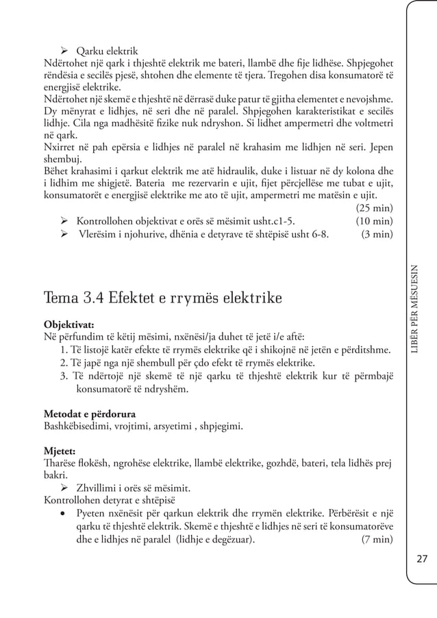 Liber mesuesi fizika 6 | PDF