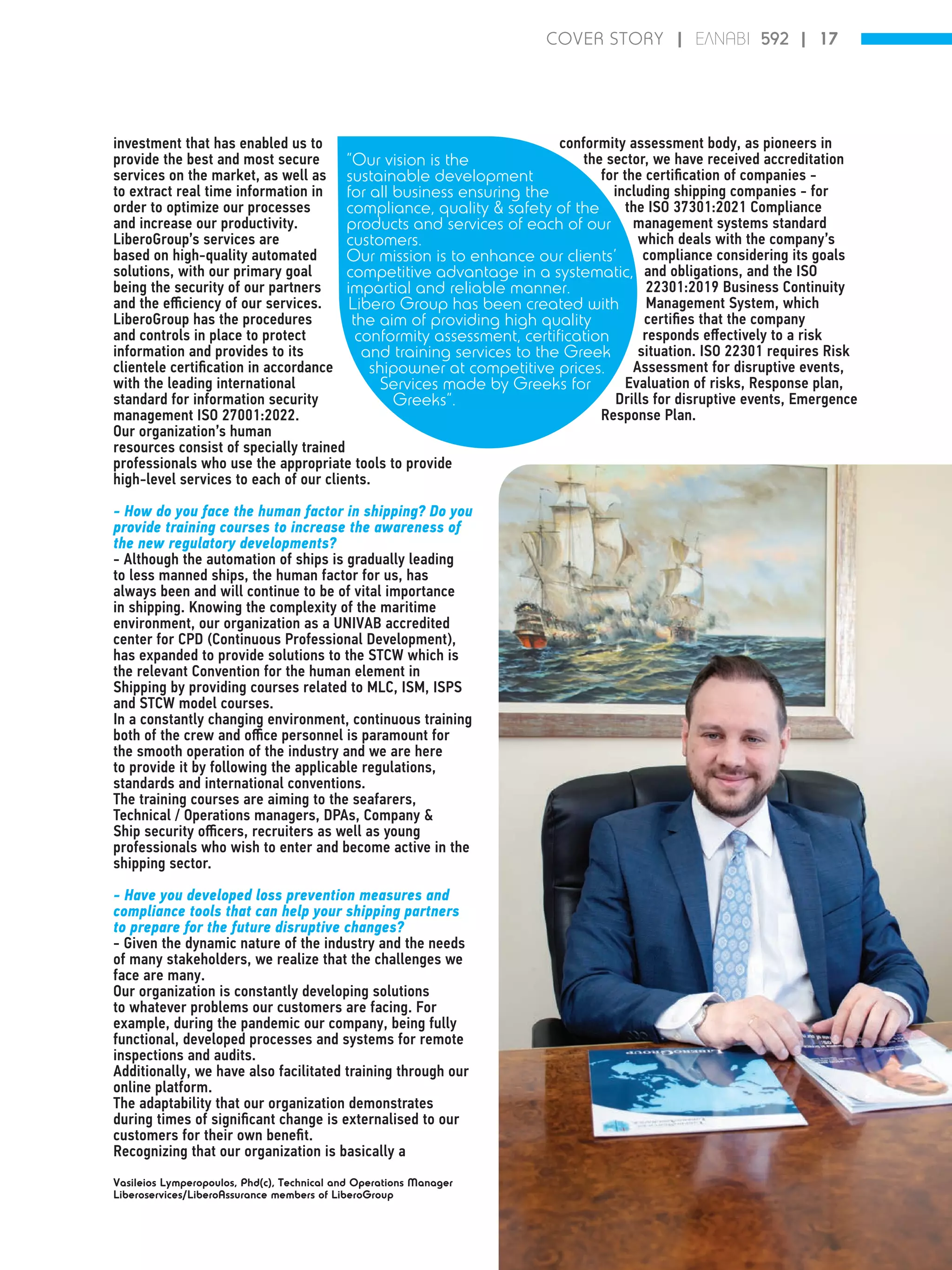 Liberopoulos Interview_ELNAVI_Classification Societies_Flag States ...