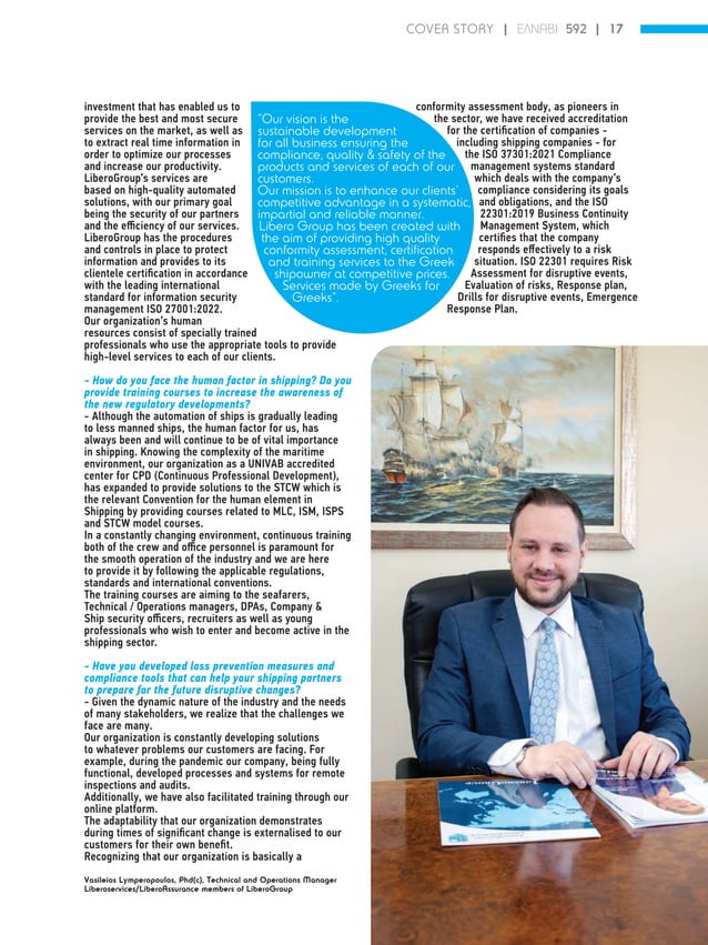 Liberopoulos Interview_ELNAVI_Classification Societies_Flag States ...