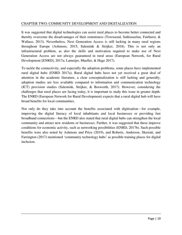 digitalization and development rural communities | PDF