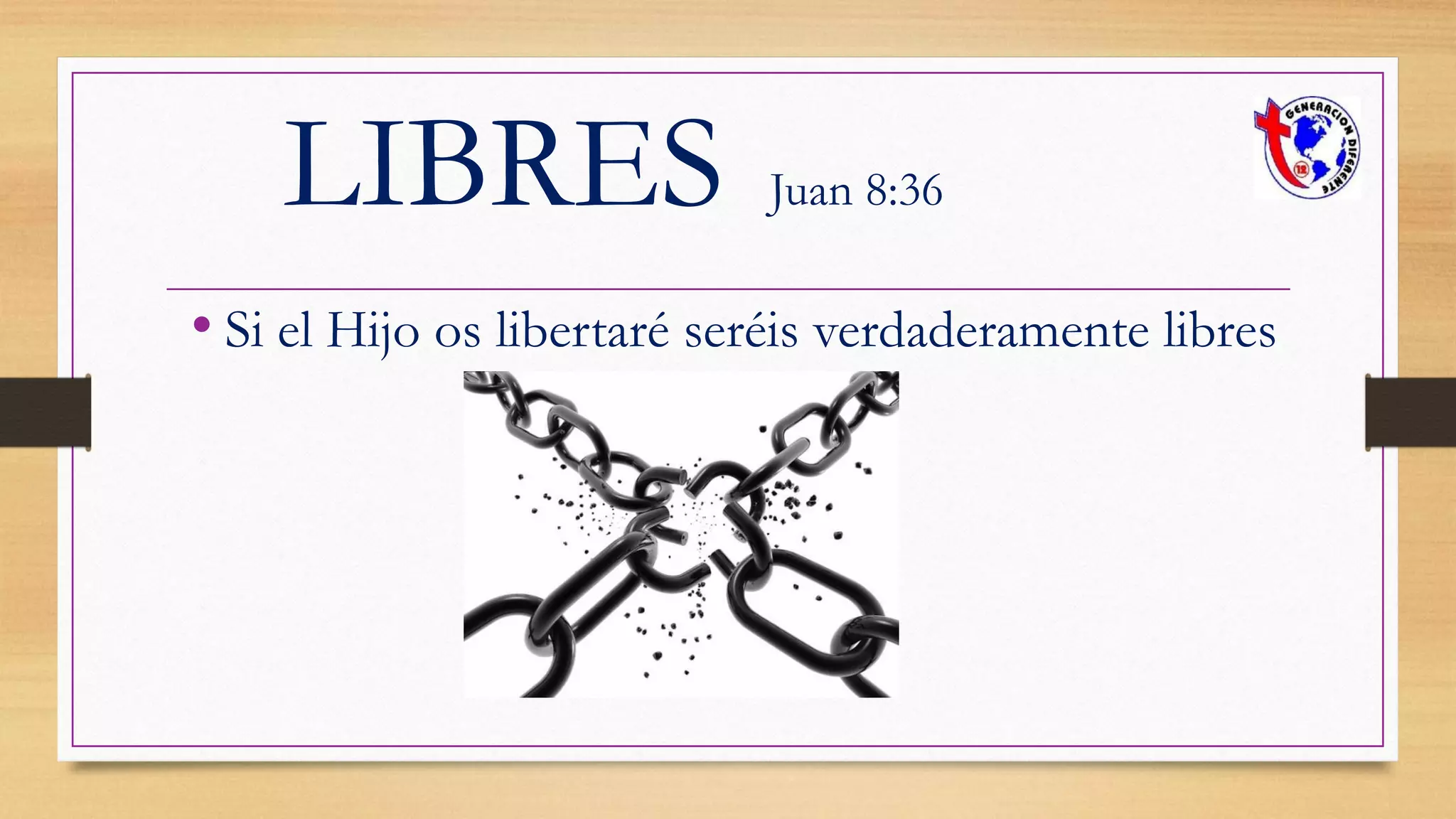 La Libertad con la que Jesús nos hizo libres.... | PDF