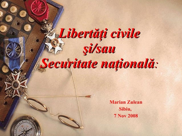 Libertate si securitate | PPT