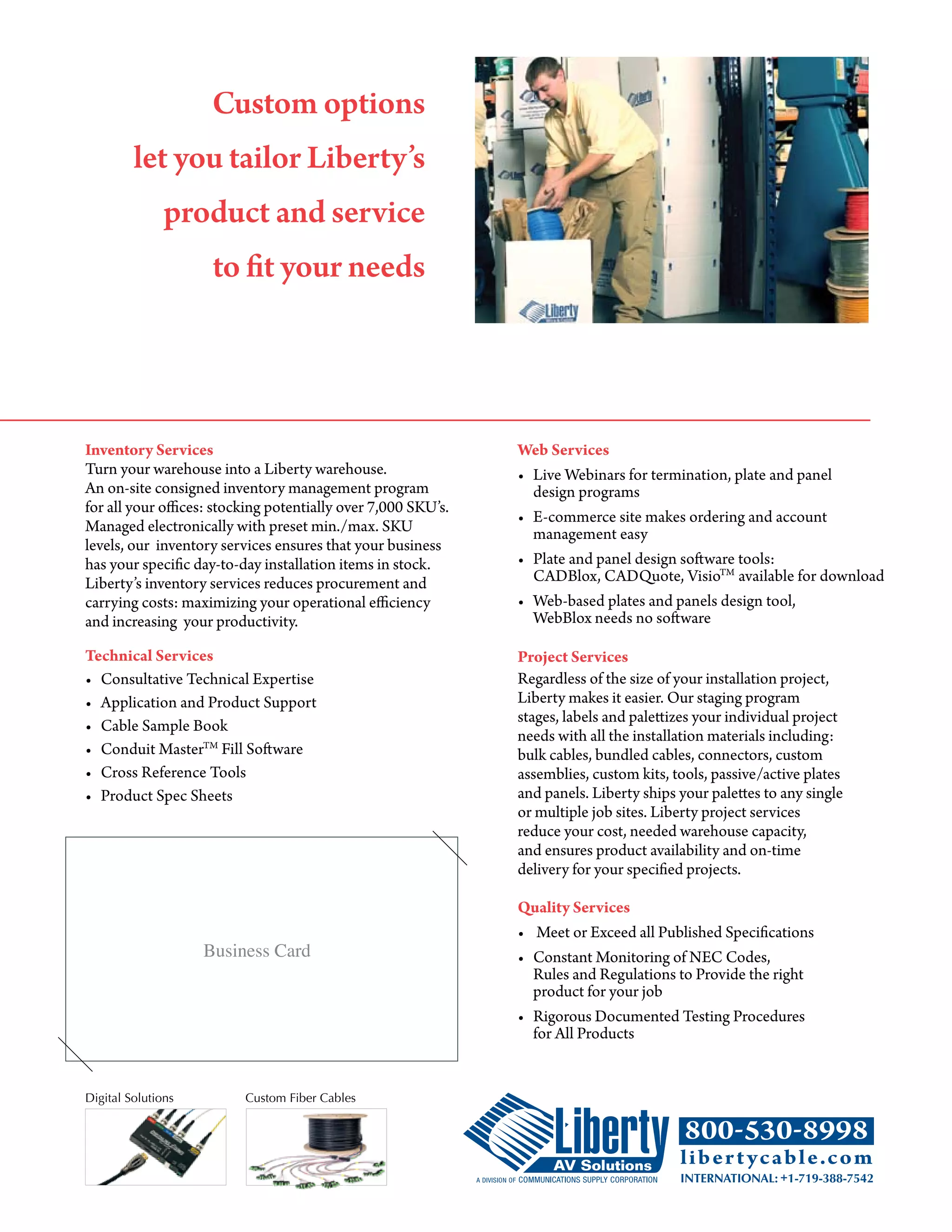 Liberty Advantage Programs Services Solutions | PDF