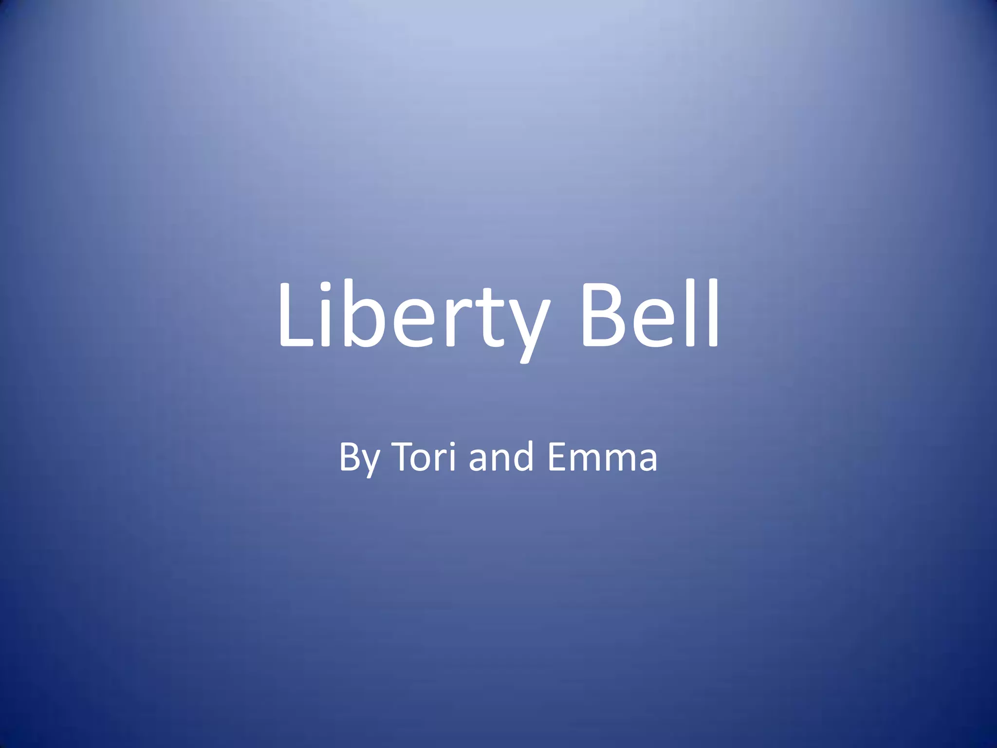 Liberty bell | PPTX