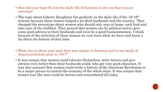 Liberty daughters | PPTX