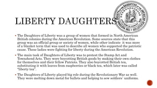 Liberty daughters | PPT