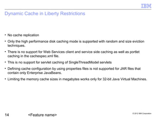 Liberty dynacache ffw_iea_ste | PPT
