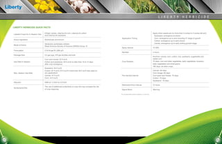 LibertyLink® Trait & Technology Use Manual | PDF | Agriculture | Industries