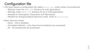 Context and Dependency Injection 2.0 | PPTX