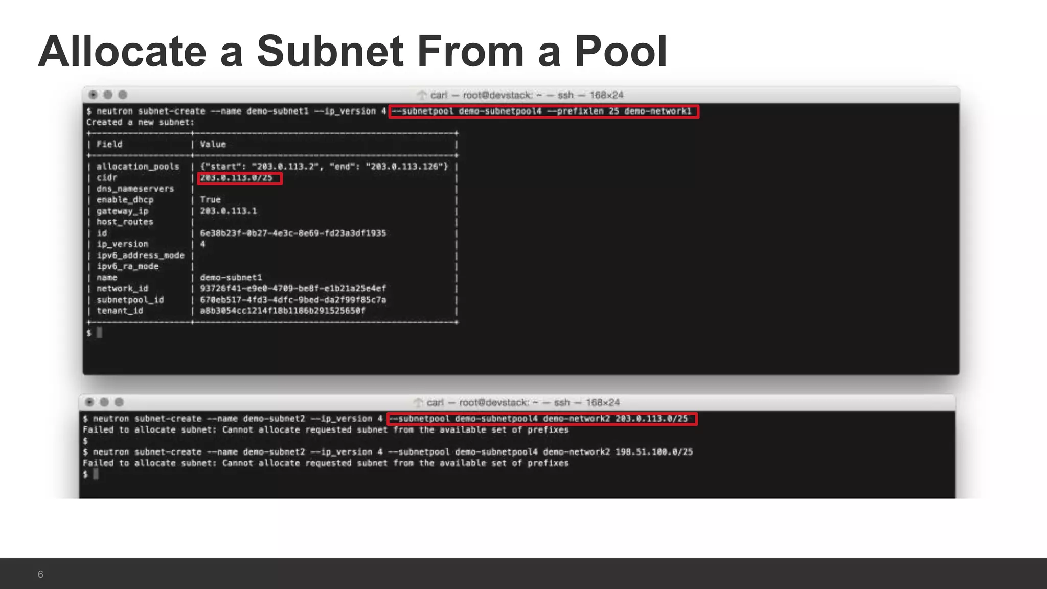 Subnet Pools and Pluggable IPAM | PPT