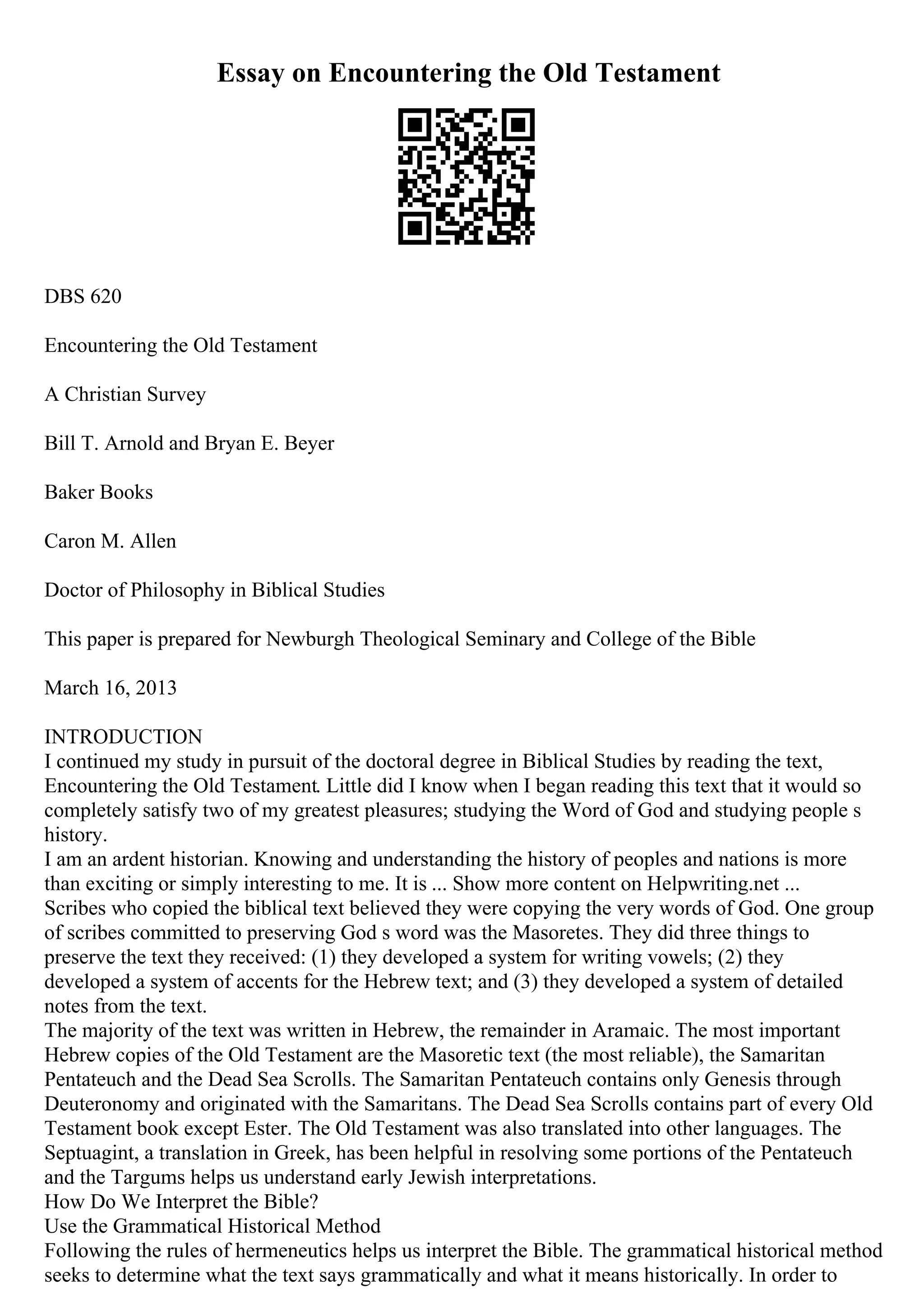 Liberty University Admission Essay Examples | PDF