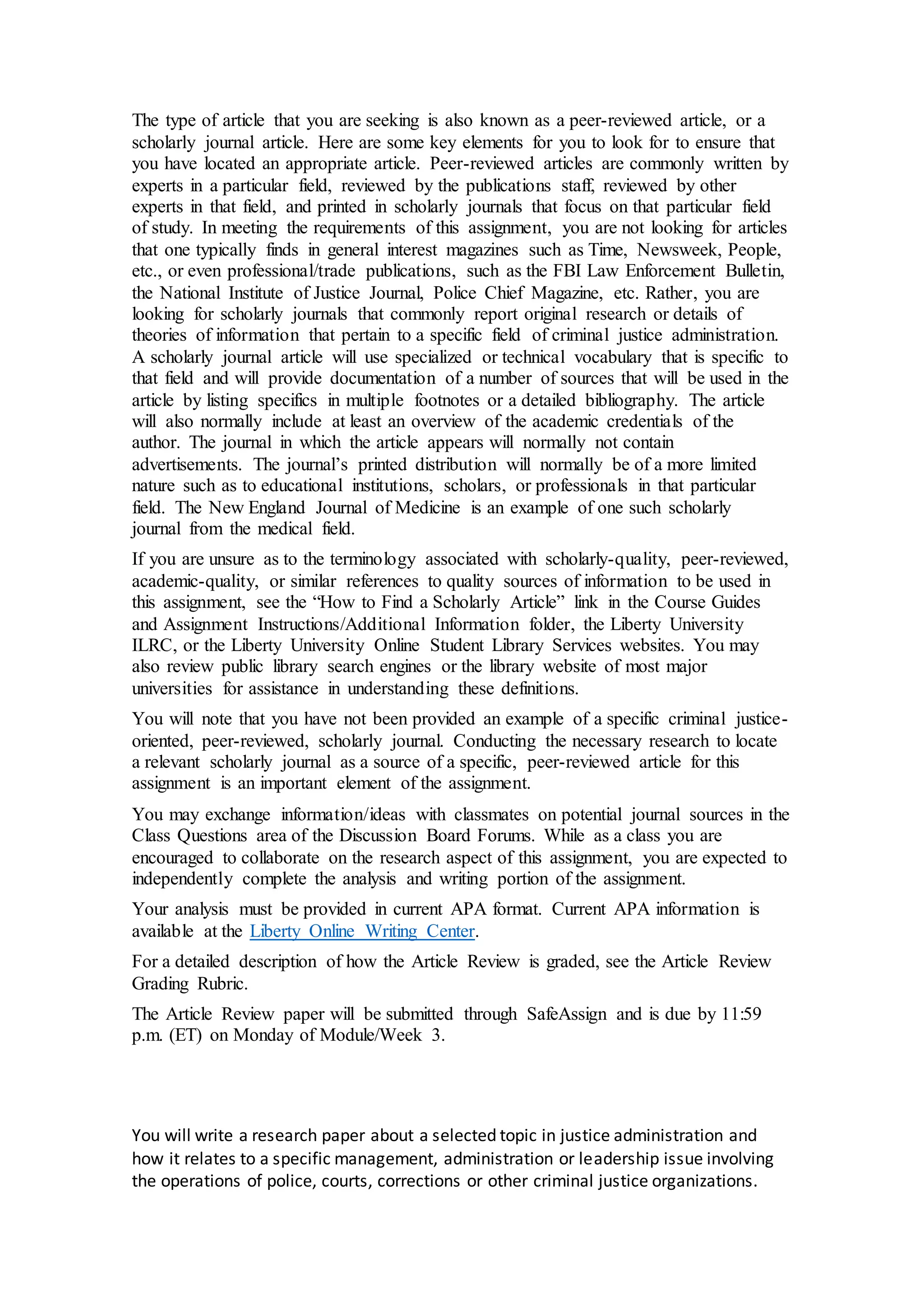 Liberty university cjus 300 | DOCX