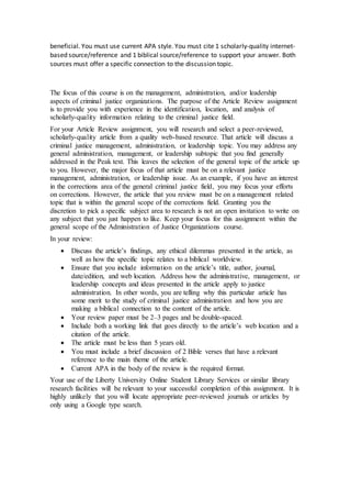 Liberty university cjus 300 | DOCX