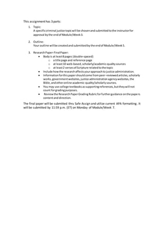 Liberty university cjus 300 | DOCX