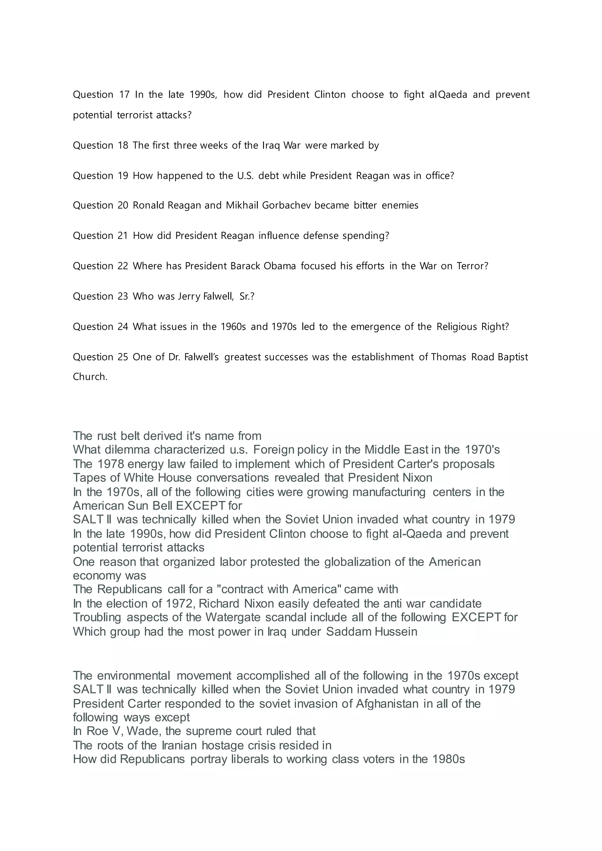 Liberty university hius 222 content quiz 8 complete solutions correct ...