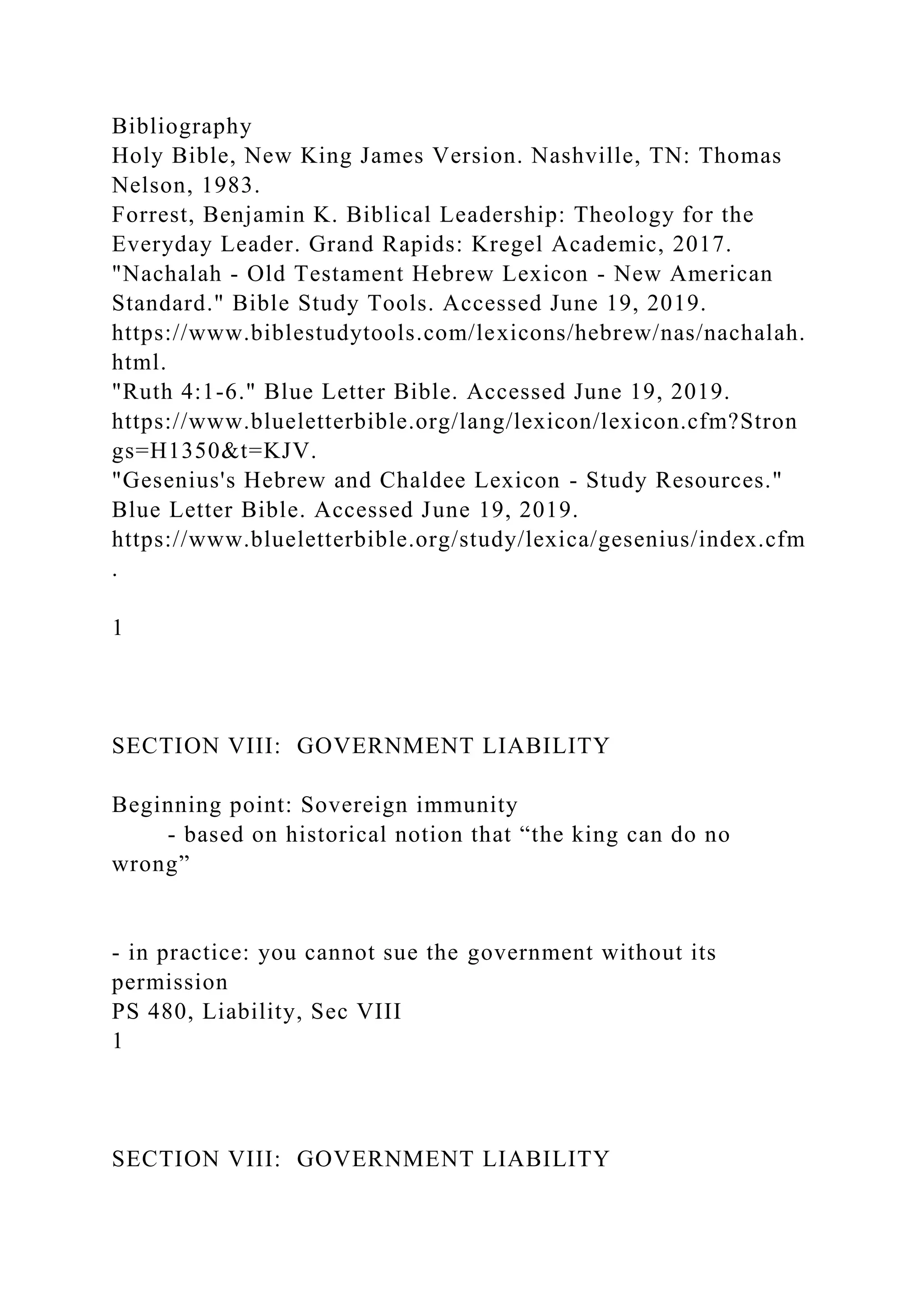 LIBERTY UNIVERSITY SCHOOL OF DIVINITY Word Study N.docx