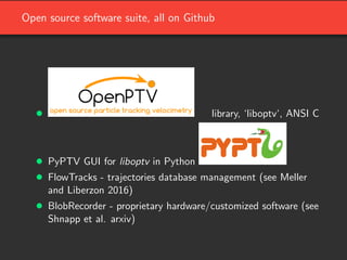 Real time extension for 3D-PTV Lagrangian measurements of turbulent canopy flow in a wind tunnel ...