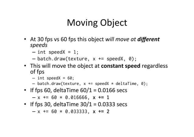 libGDX: Simple Frame Animation | PPT