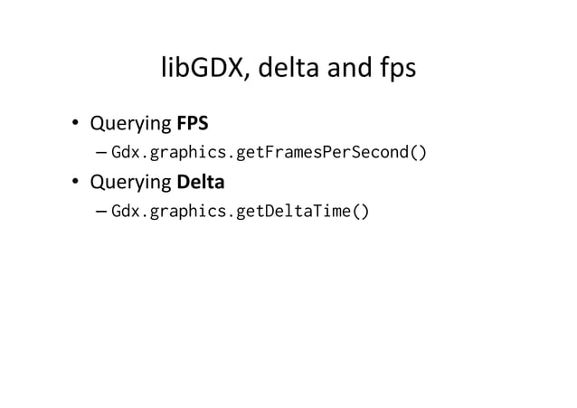 libGDX: Simple Frame Animation | PDF