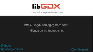 LibGDX: Cross Platform Game Development | PDF