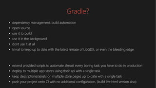 LibGDX: Cross Platform Game Development | PDF