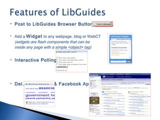 Libguides Cla2009 Brief | PPT