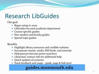 Libguides@Monmouth | PPSX