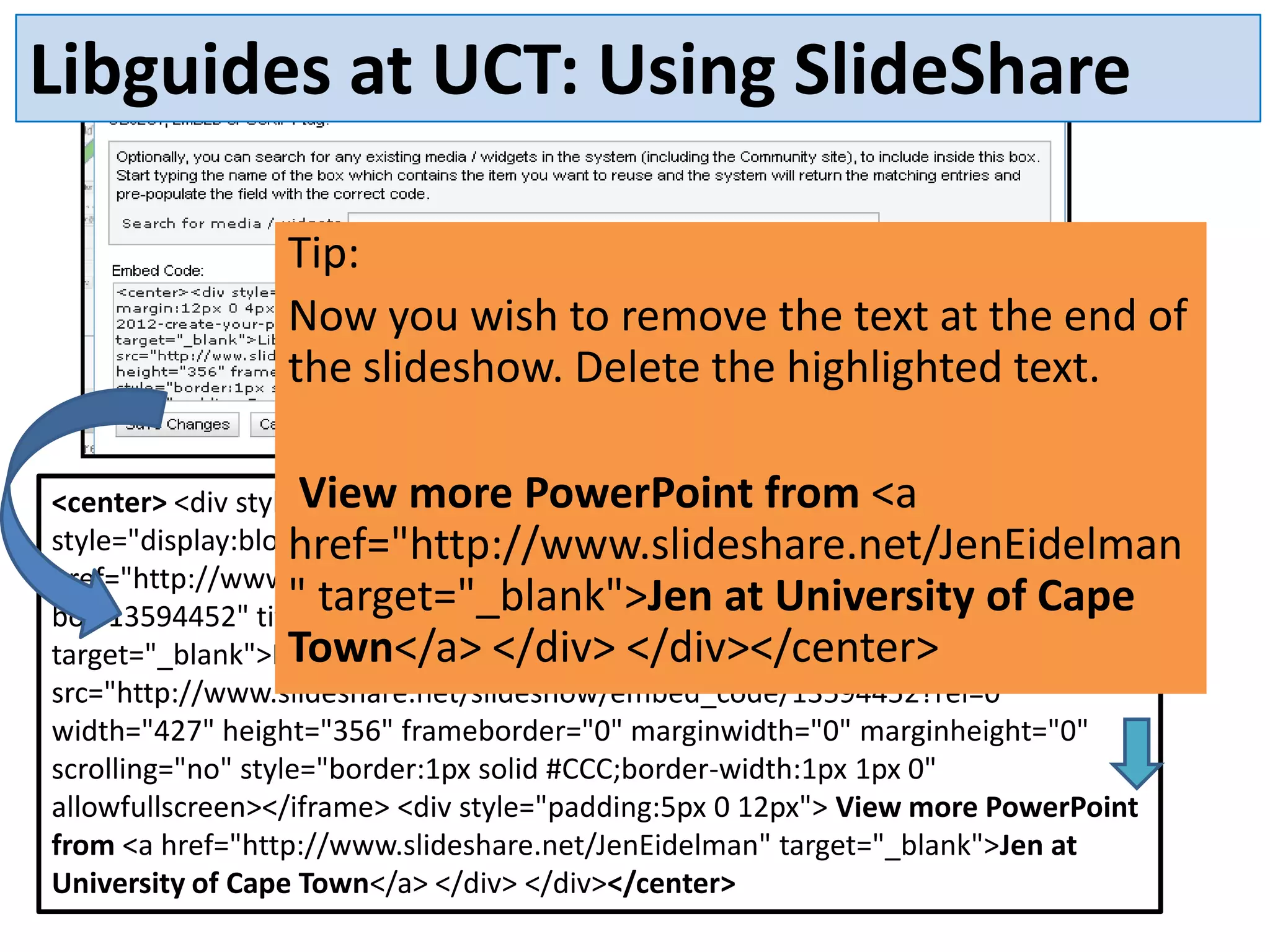 Libguides 2012 slideshare | PPTX