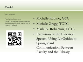 LibGuides: Not just for subject web pages | PPT