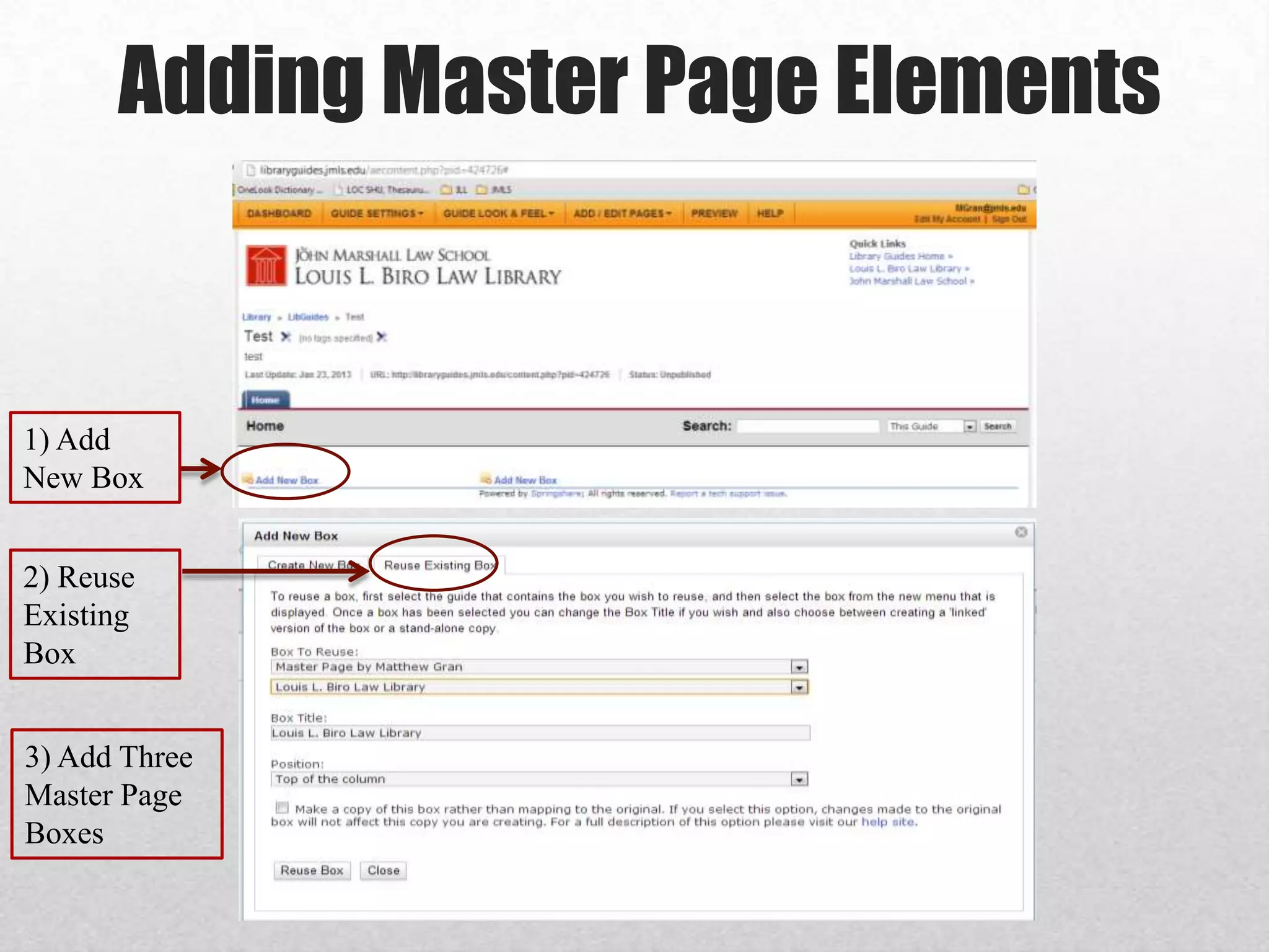 Libguide template | PPT