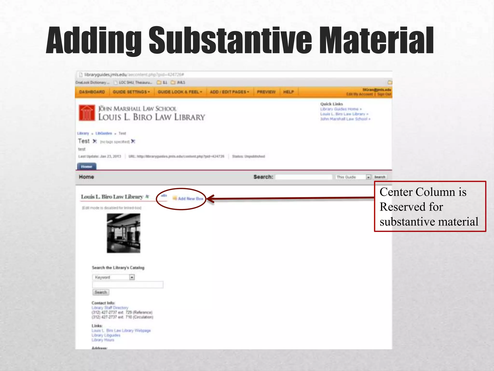 Libguide template | PPT