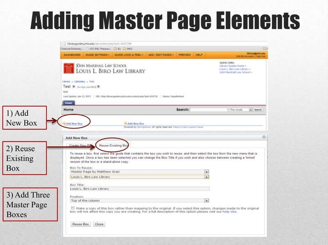 Libguide template | PPT