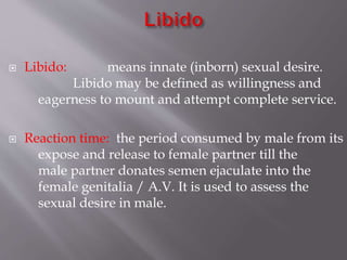 Libido in bull (veterinary gynaecology).pptx