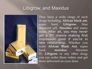 Libigrow, and maxidus | PPT