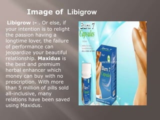 Libigrow, and maxidus | PPT