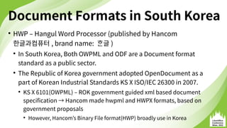 [LibreOffice Conference 2022] State of Korea in Libreoffice and promote ...