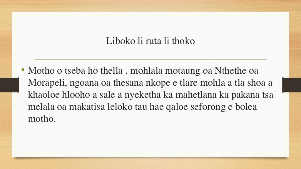 LIBOKO TSA BASOTHO.pptx