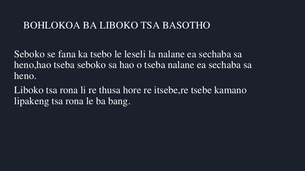 LIBOKO TSA BASOTHO.pptx