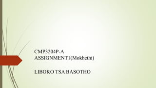 Liboko tsa Basotho | PPTX