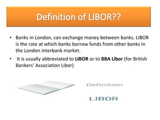 Libor Scam | PPT