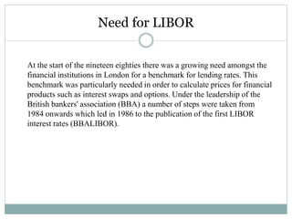 Libor | PPTX