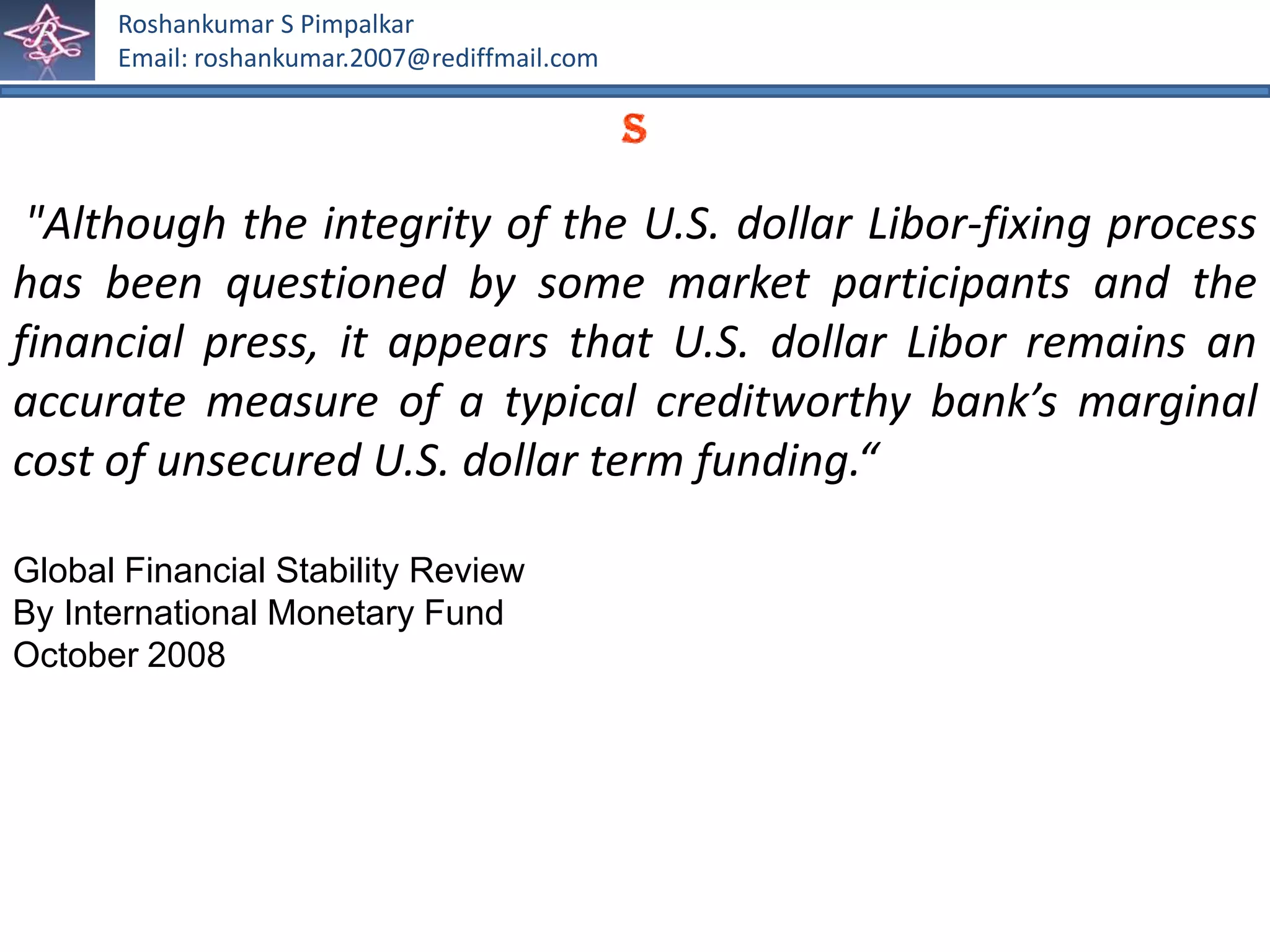 Libor scandal | PPT